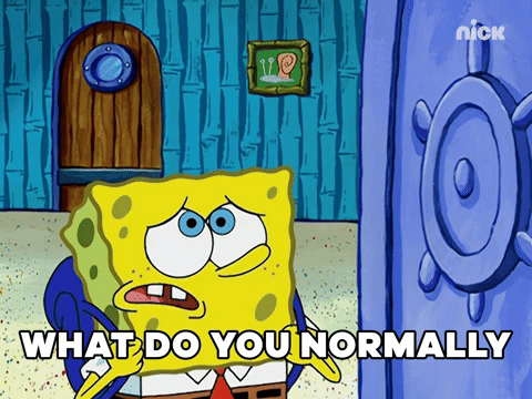 Spongebob Waiting At Table Meme