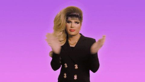 Drag Queen Slow Clap GIF by Jodie Harsh - Find & Share on GIPHY