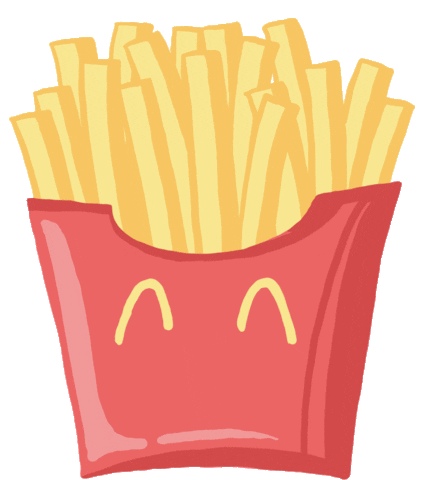 French Fries Sticker for iOS & Android | GIPHY