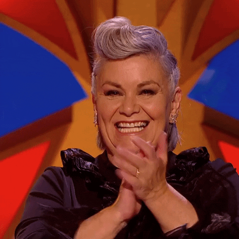 Happy French GIF by The Masked Singer UK & The Masked Dancer UK - Find ...