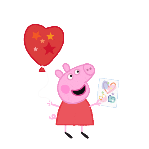 Valentines Day Love Sticker by Peppa Pig for iOS & Android | GIPHY