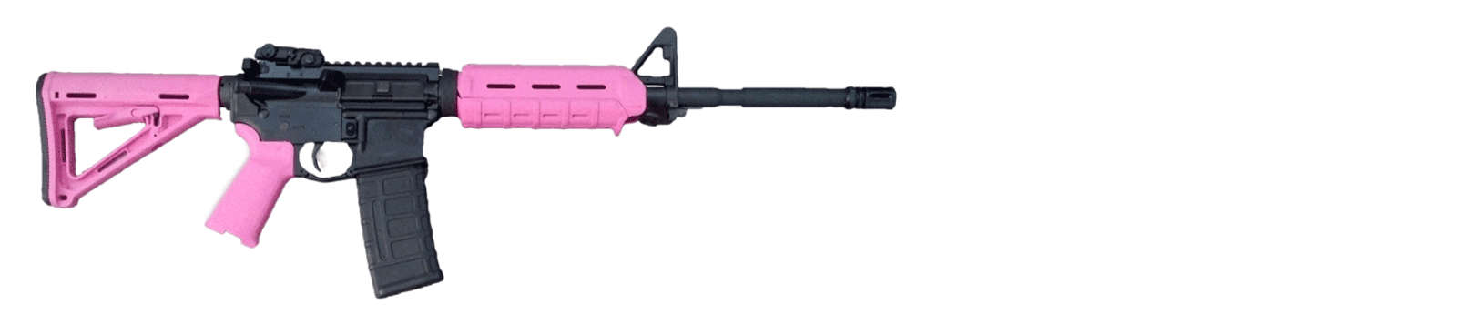 Pink Gun Sticker by Tampa Bay Girl Gang for iOS & Android | GIPHY