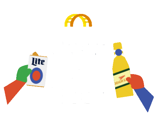 Miller Lite Beer Sticker by onmilwaukee for iOS & Android | GIPHY