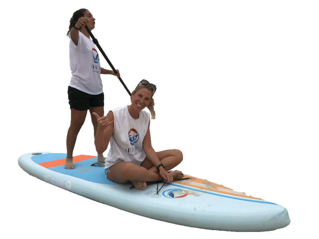 Kayaking Stand Up Paddle Sticker by Kite N surf for iOS & Android | GIPHY