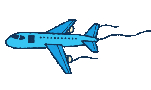 Airplane Flying Animated Gif