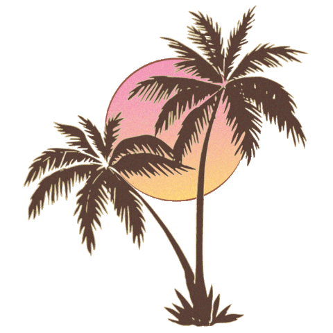 Animated Palm Trees Beach