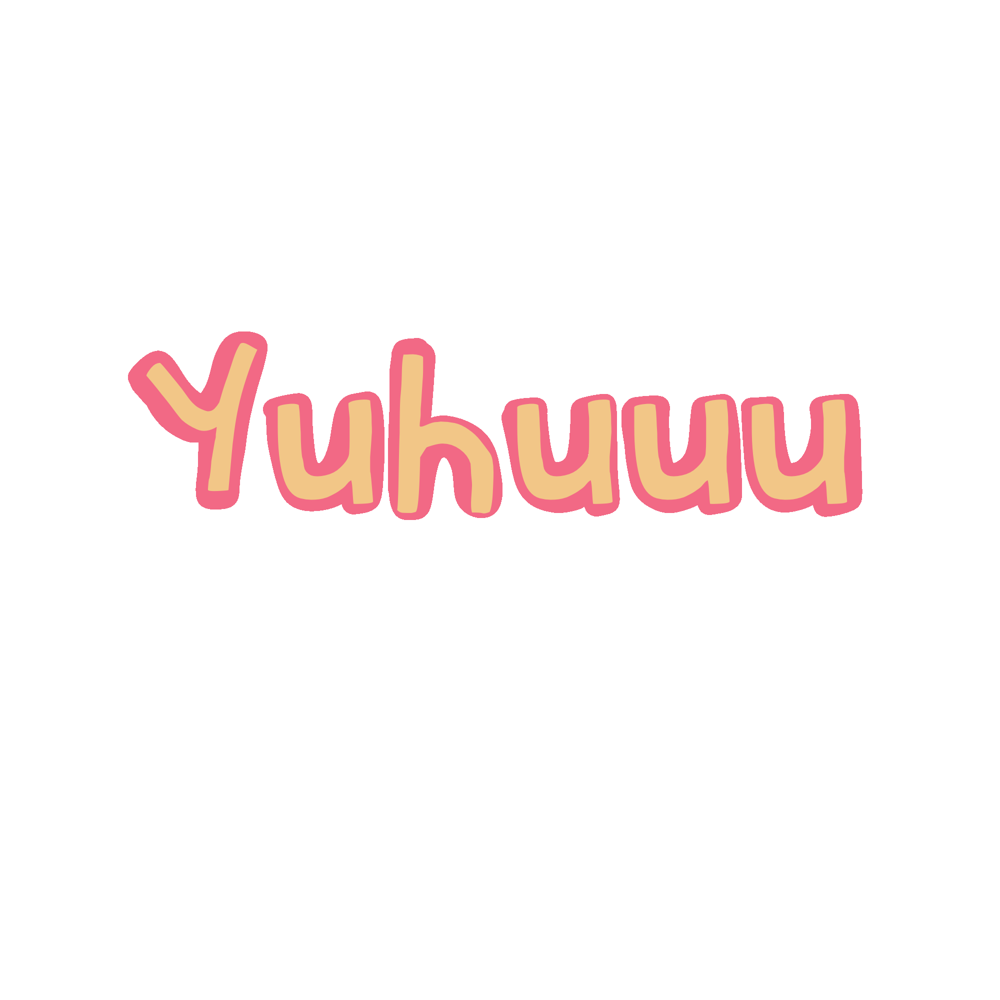 Yahoo Yuhuu Sticker for iOS & Android | GIPHY