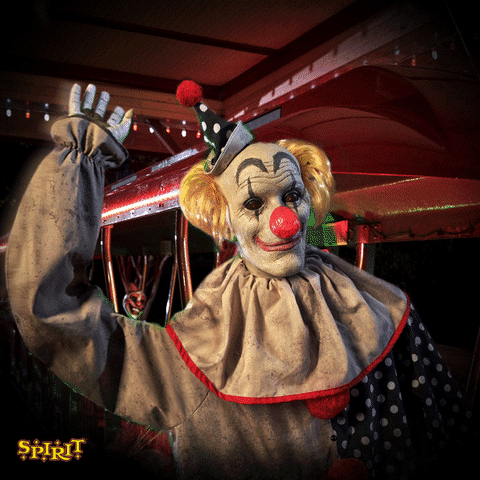 Wave Clown GIF by Spirit Halloween - Find & Share on GIPHY