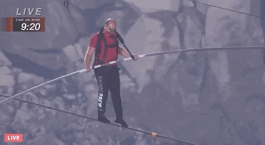 Nik Wallenda Highwire GIF by Volcano Live! with Nik Wallenda - Find ...