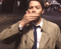 Misha Collins Crying Gif