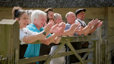 Happy Bbc GIF by The Repair Shop - Find & Share on GIPHY