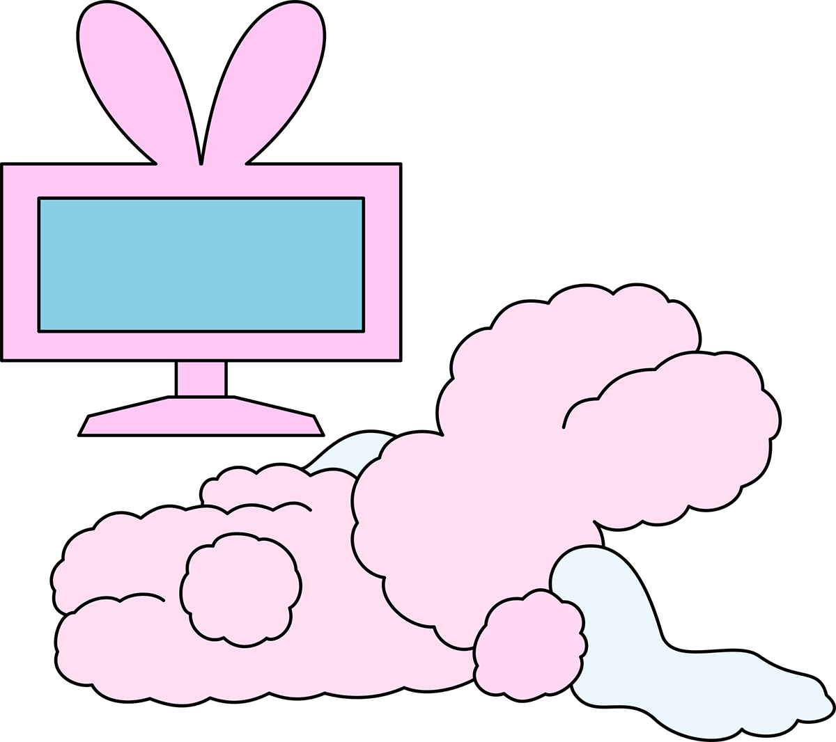 Game Bunny Sticker by mineco for iOS & Android | GIPHY