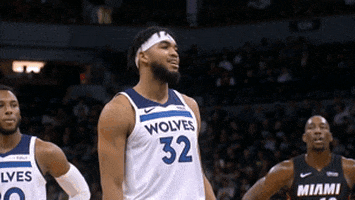 Happy Minnesota Timberwolves GIF by NBA - Find & Share on GIPHY