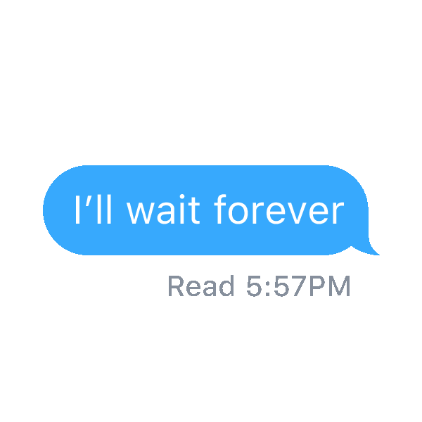 Text Waiting Sticker by Nicole Ruggiero for iOS & Android | GIPHY