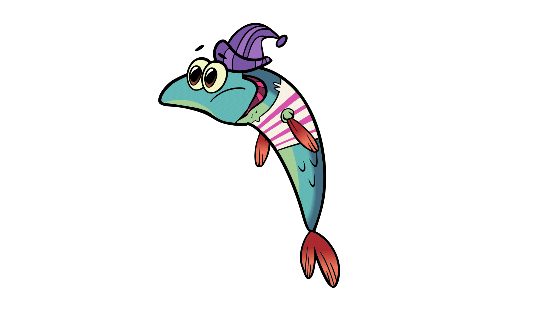 Cartoon Fish Sticker by Box Office for iOS & Android | GIPHY