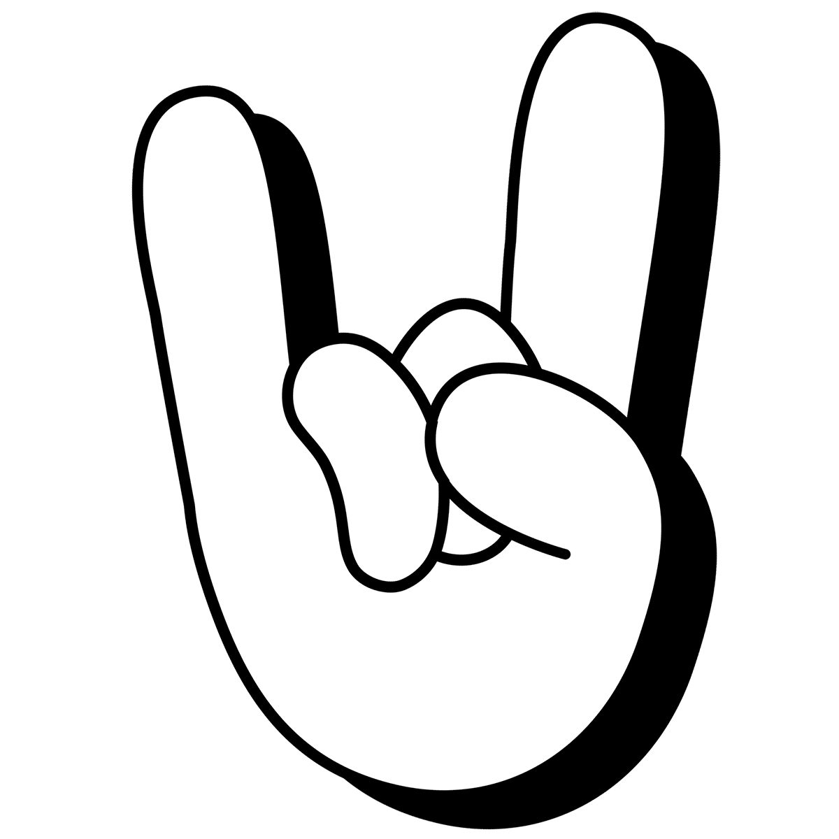 Hands Gangsign Sticker by thekitchen for iOS & Android | GIPHY