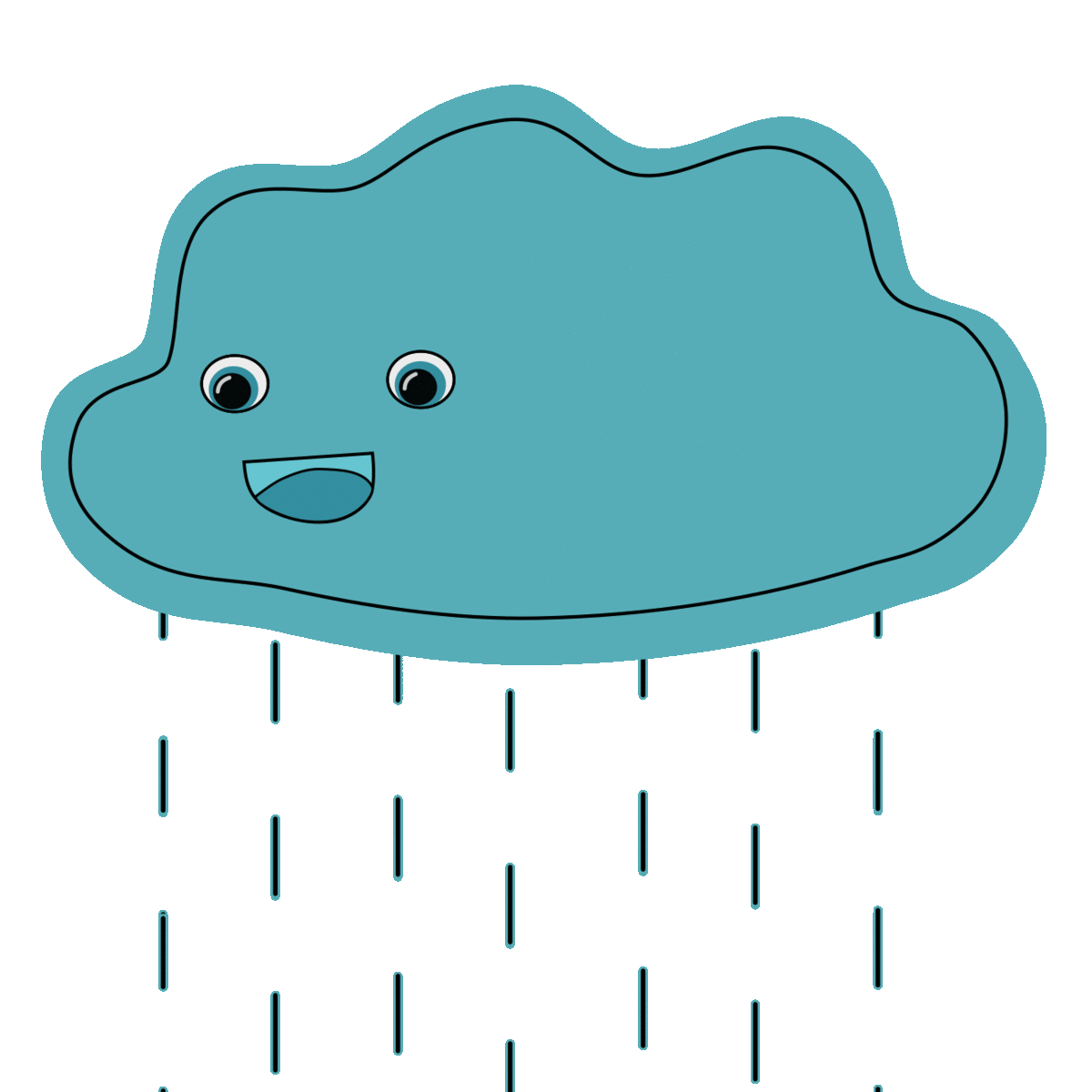 Rain Raining Sticker for iOS & Android | GIPHY