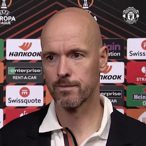 Happy Ten Hag GIF by Manchester United - Find & Share on GIPHY