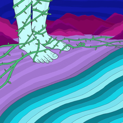 Franciszco-illustration-animation-toes-sea-oniric GIFs - Get the best ...