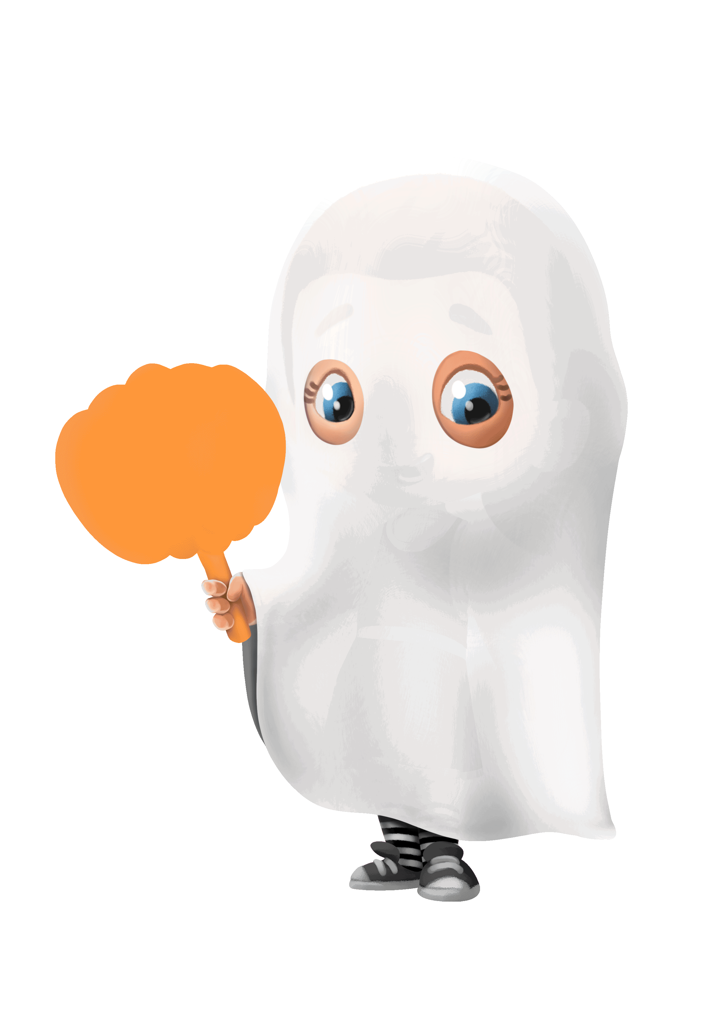 Ghost Boo Sticker by Hooray Studios for iOS & Android | GIPHY