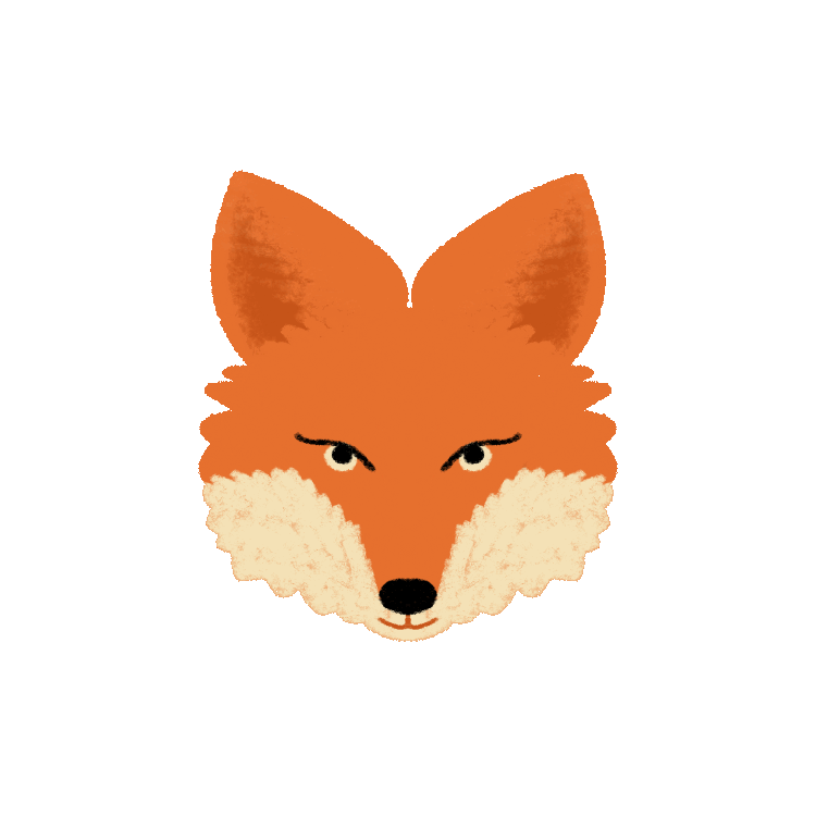 Fox Orange Sticker for iOS & Android | GIPHY