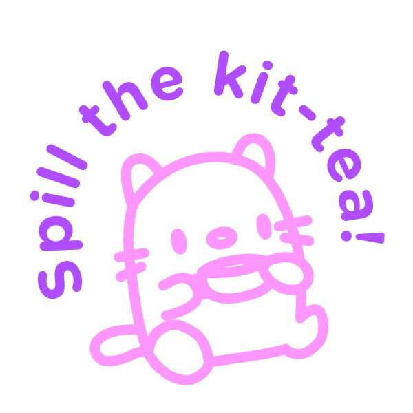 Tea Party Cat Sticker for iOS & Android | GIPHY