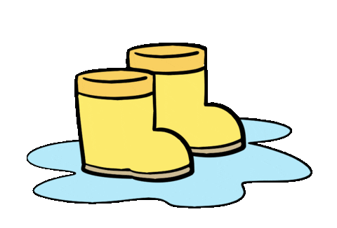Fun Raining Sticker by Ai and Aiko for iOS & Android | GIPHY