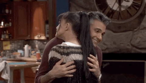 Awkward Hug GIF by CBS - Find & Share on GIPHY