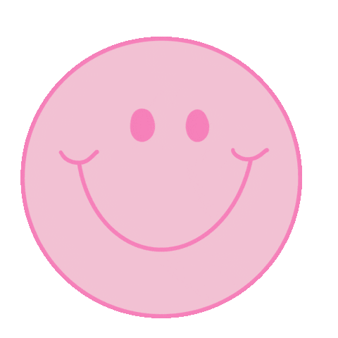 Pink Smiley Face Gif