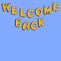 Welcome Back Animated Gif