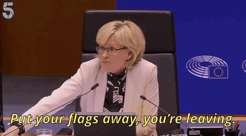 Put-your-flags-away-youre-leaving GIFs - Get the best GIF on GIPHY