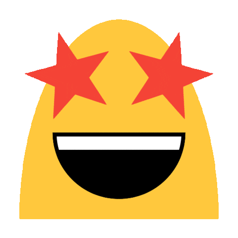 Stars Grinning Sticker by Emojitool for iOS & Android | GIPHY
