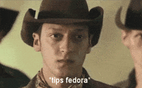 Fedora Tips Gif