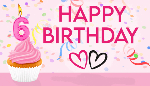 Happy-6th-birthday GIFs - Get the best GIF on GIPHY