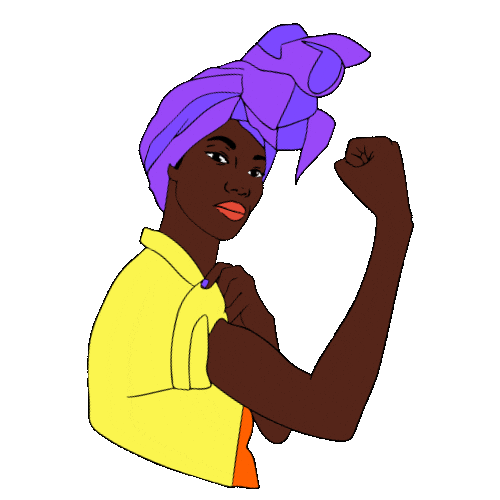 Girl Woman Sticker by Elmografico for iOS & Android | GIPHY