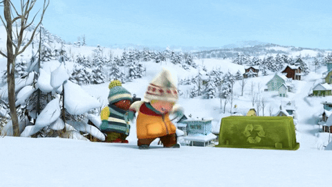 Cartoon Snow GIF by minika - Find & Share on GIPHY