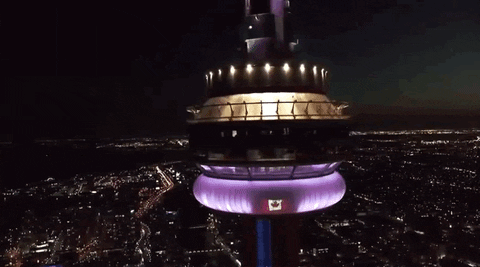 Canada Light Show GIF by City of Toronto Arts & Culture - Find & Share ...