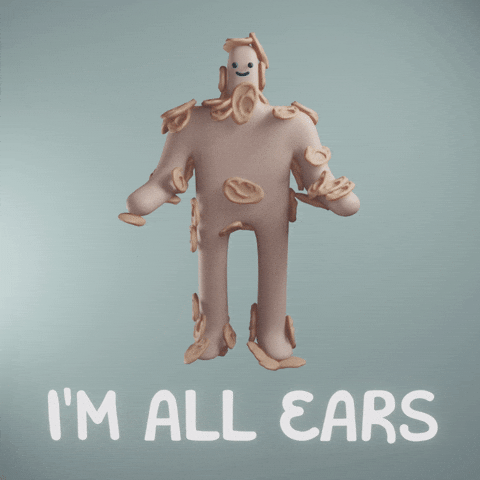 Pun Ears GIF by Billy Budgen - Find & Share on GIPHY