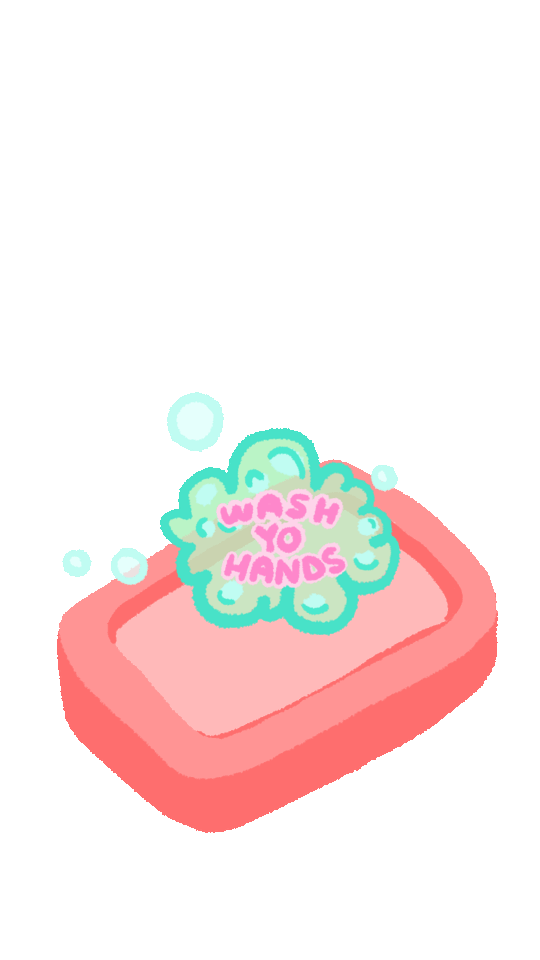 Stay Home Wash Hands Sticker by ezgi korba for iOS & Android | GIPHY