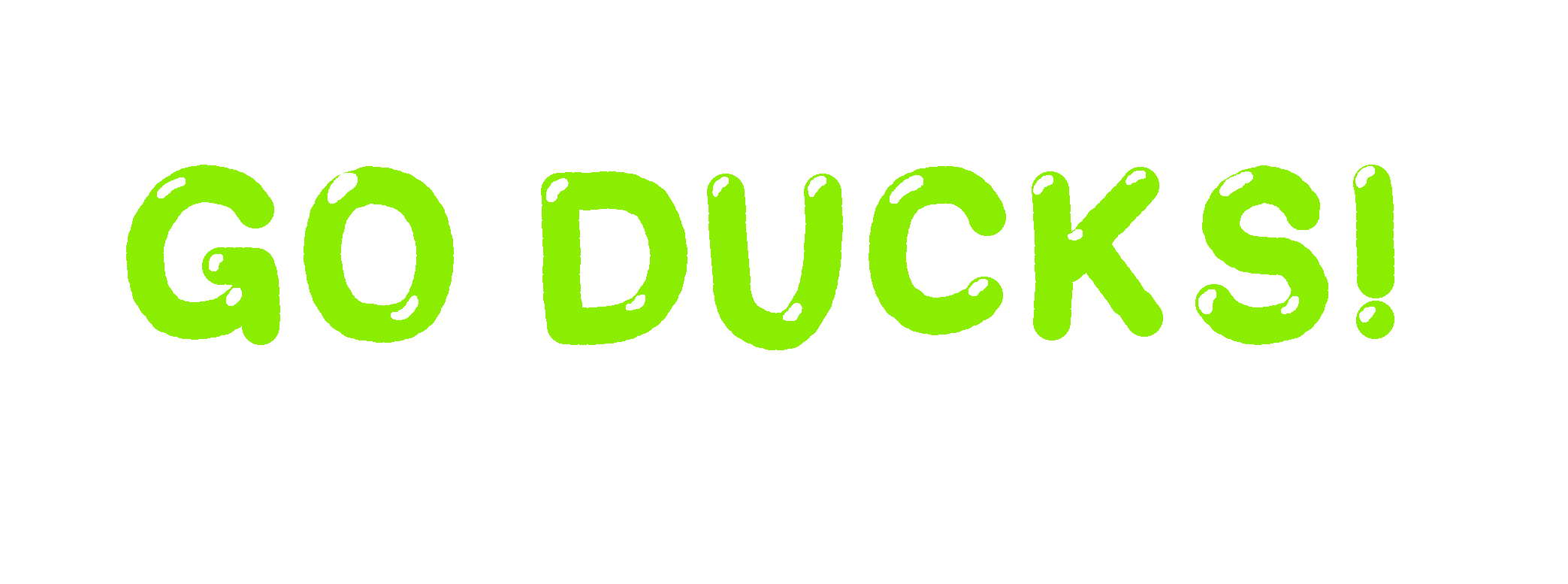 Go Ducks Shd Sticker by The YKMS for iOS & Android | GIPHY