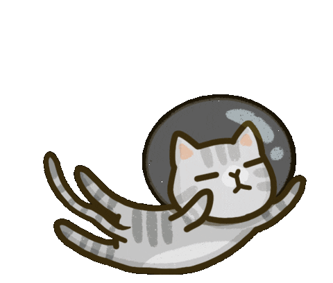 Cat Space Sticker for iOS & Android | GIPHY