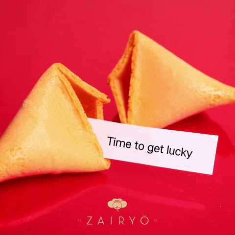 Fortune Cookie GIF by Zairyo Singapore - Find & Share on GIPHY