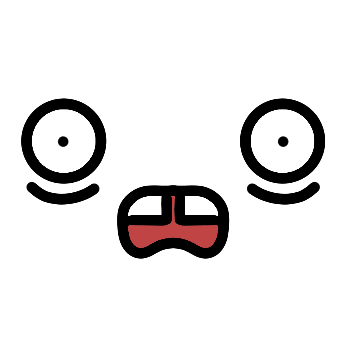 Scared Face Sticker by Artandsuchevan for iOS & Android | GIPHY