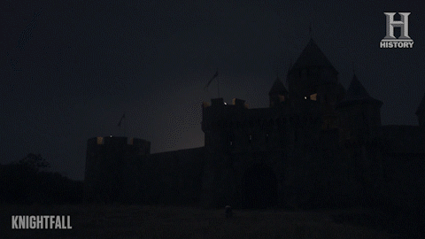 Sunset Castle GIF by HISTORY UK - Find & Share on GIPHY