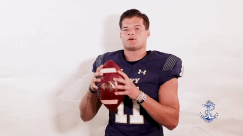 Navy Football Quarterback GIF by Navy Athletics - Find & Share on GIPHY