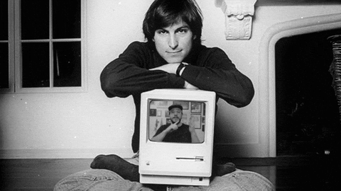 Steve Jobs Mac GIF by O Bruno Germano - Find & Share on GIPHY
