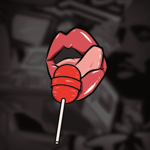 Girl Licking Lollipop Gif