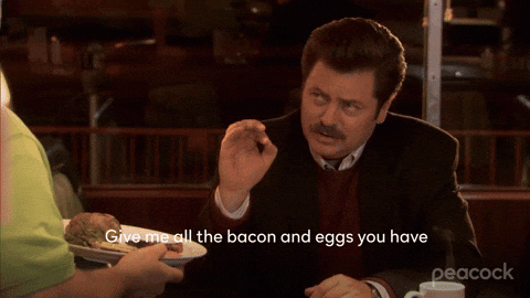 Ron Swanson Banana Gif