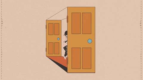 Open Door Animation GIF by St. Lucia - Find & Share on GIPHY
