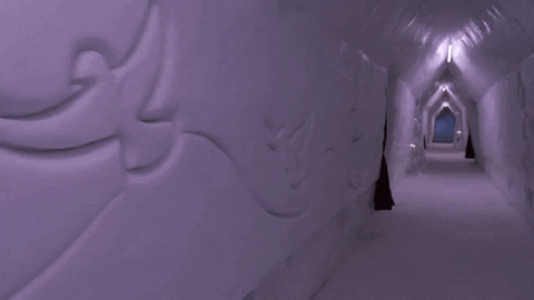 Ice Hotel Snow GIF by Hallmark Channel - Find & Share on GIPHY